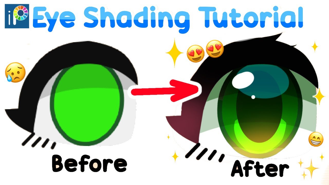 Eye Shading TUTORIAL - Gacha life 2 - IbisPaint X - YouTube