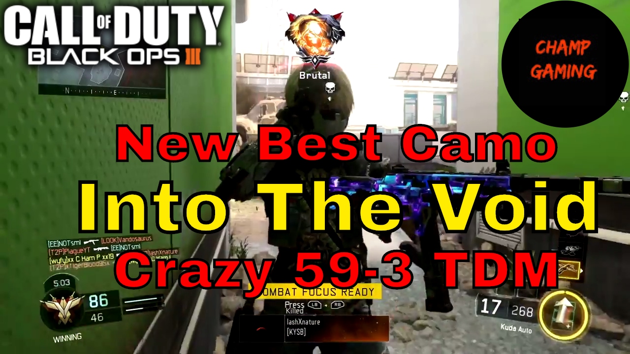 Black ops 3 NEW Into the void camo looks amazing and plays amazing ...