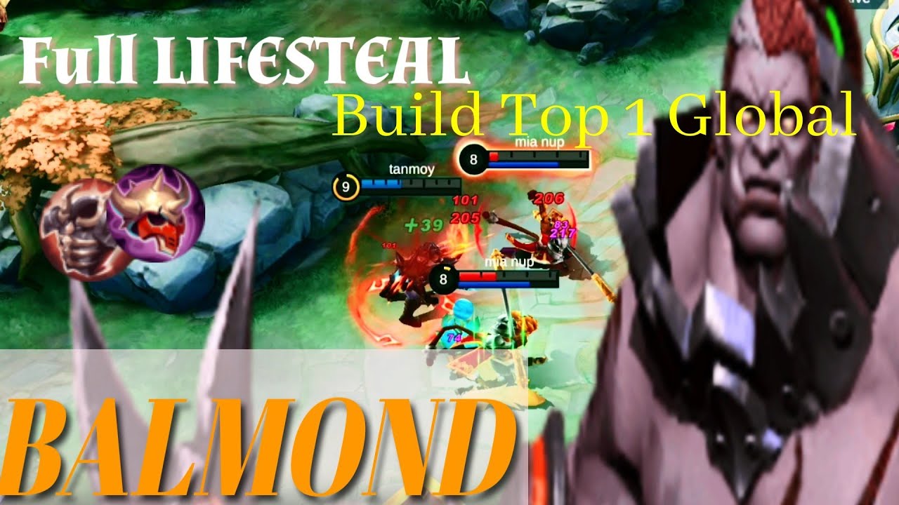 !! BALMOND full lifesteal Build be like!! Build Top 1 Global BALMOND ...