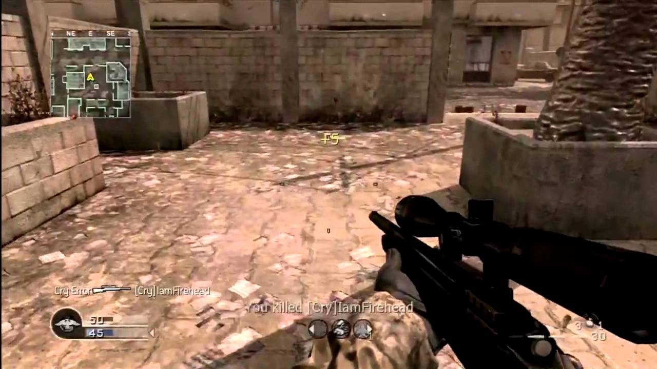 Nice CoD4 Bounce Shot - YouTube