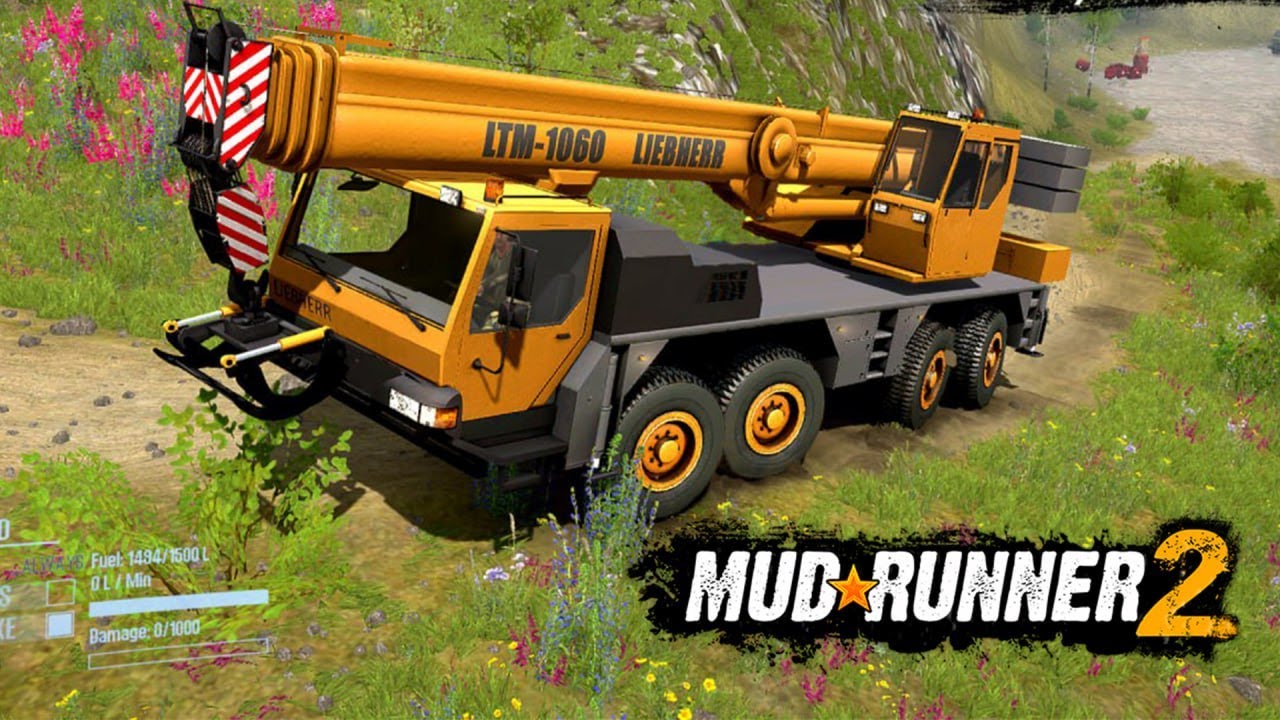 Spintires MudRunner :MAN TGS 18 480 8X8 Timber Truck On Mud Roads - YouTube