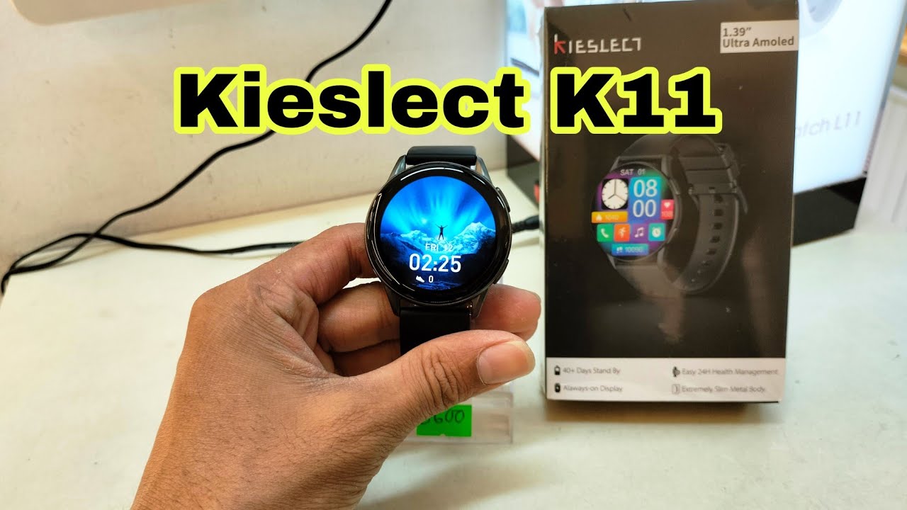 Kieslect K11 Smartwatch With Ultra Amoled Always On Display | Tech Den ...