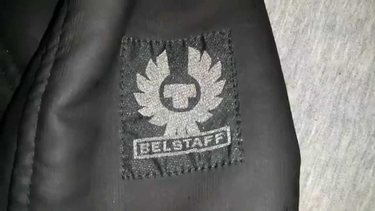 Belstaff H Racer Jacket In Rubberized Jersey Manchester - YouTube