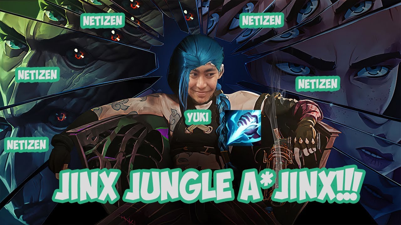 JINX JUNGLE ANJINX!!! WAJIB COBA BIAR DIBACOTIN!! Gameplay Wild Rift ...