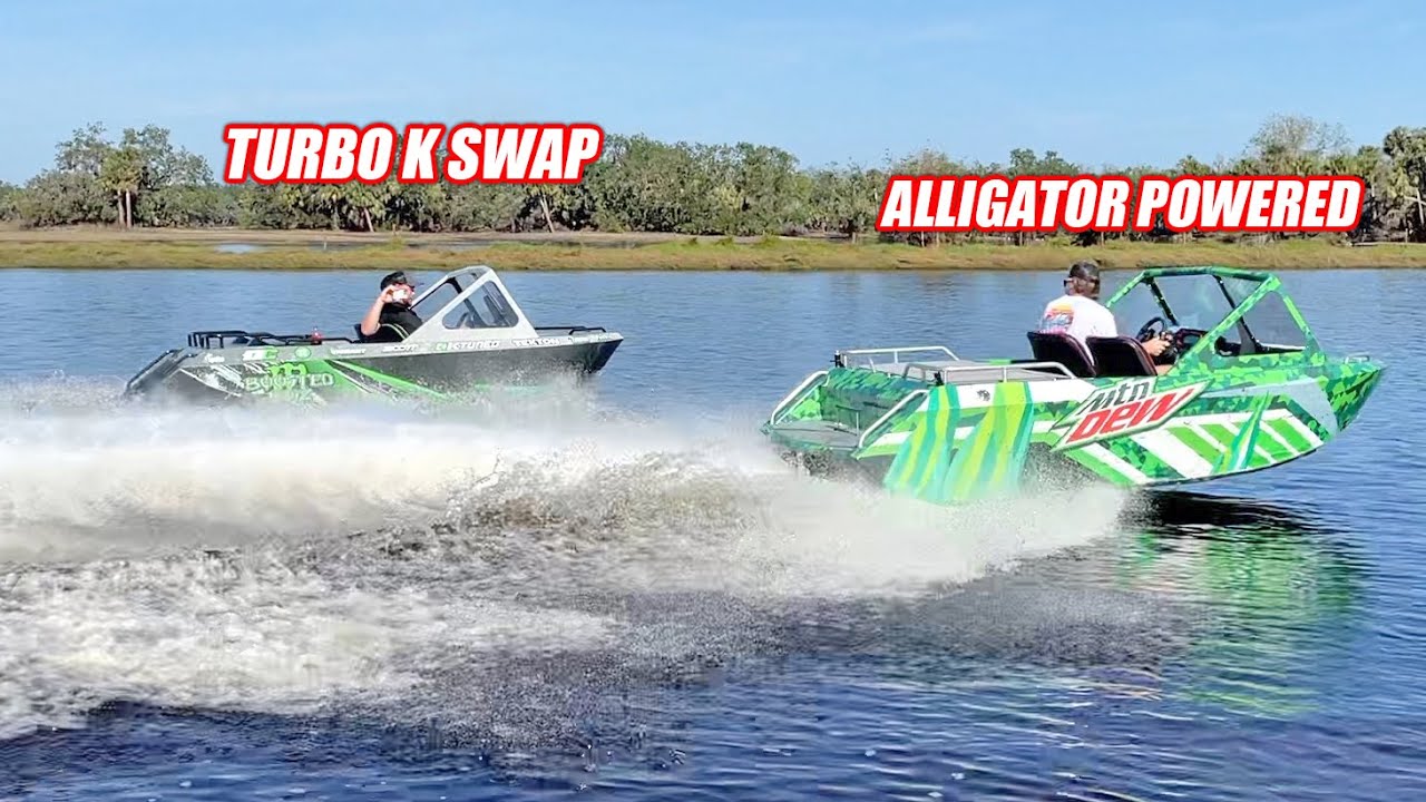 These Guys Showed Up To the River With a TURBO Mini Jet Boat!!! Can We ...