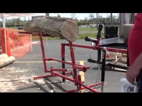 Log lifter - YouTube
