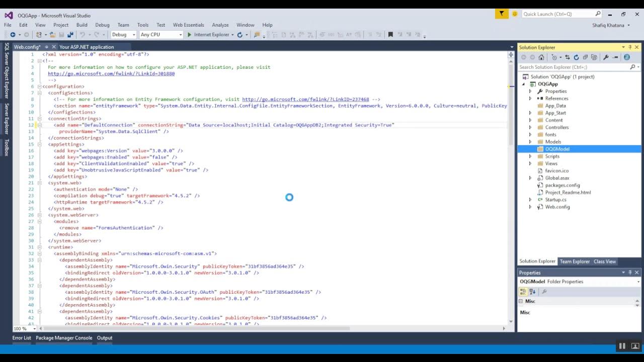 ASP NET MVC 5, How to start with basic template. Code first, migrations and scaffold template ...