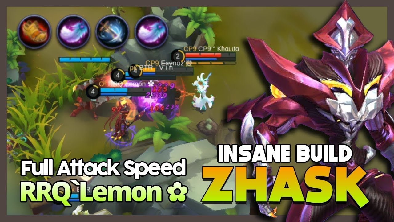 Zhask Full Attack Speed Build 'Windtalker Item'? RRQ`Lemon King of Mage ...