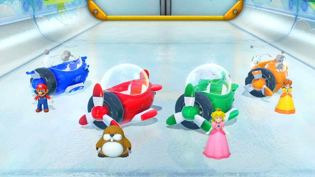 Super Mario Party - Fuzzy Flight School - YouTube