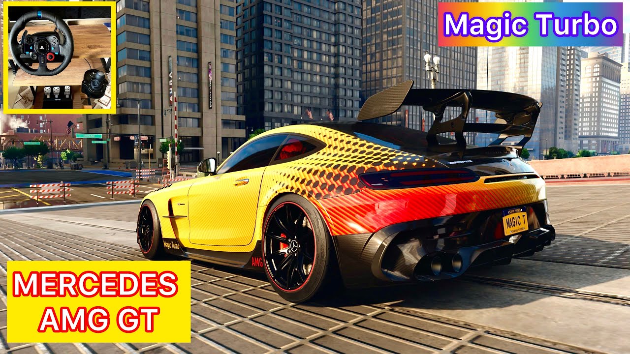 MERCEDES AMG GT - NFS UNBOUND ( G29 LOGİTECH) - YouTube
