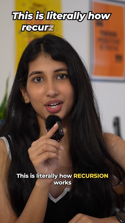 Recursion explained in just 1 minute. - YouTube