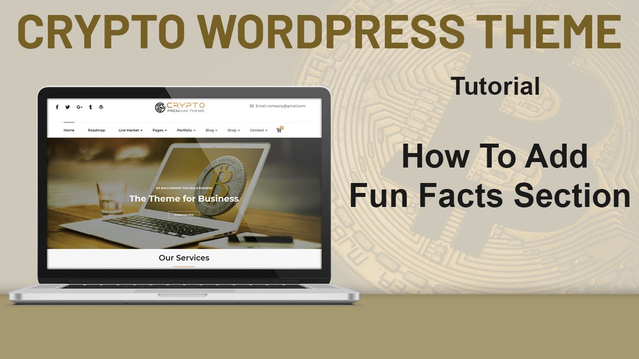 Crypto Premium WordPress Theme: How To Add New Fun Fact in Fun Facts ...