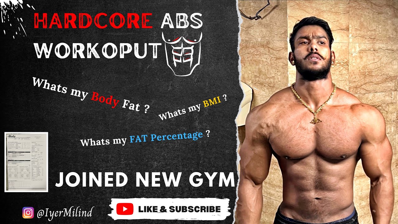 MY CURRENT BODY STATS | HARDCORE ABS WORKOUT - YouTube