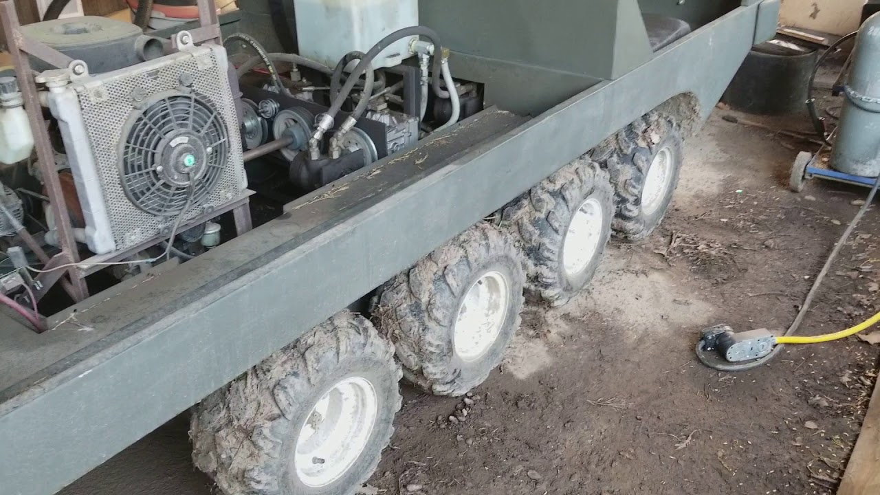 Catagator 1966 Hydrostatic drive almost complete - YouTube