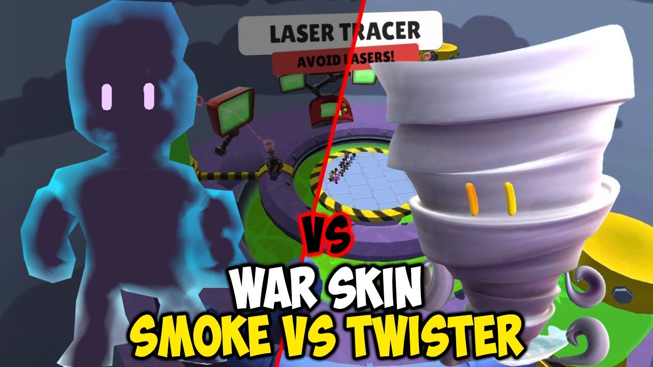 WAR SKIN SMOKE VS TWISTER !! SIAPA YANG BAKAL MENANG ?? - Stumble Guys ...