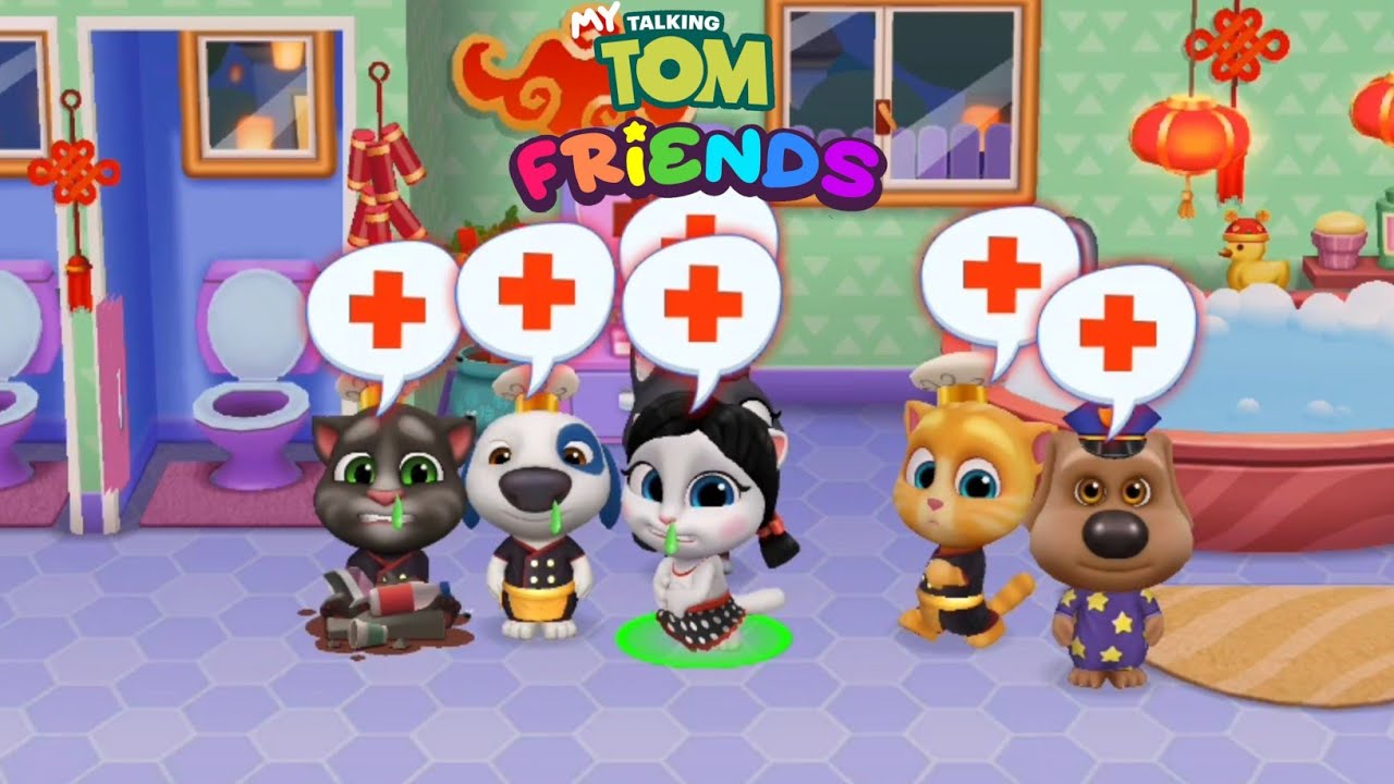 BANTU RAWAT KUCING TOM DAN TEMAN-TEMANNYA YANG SEDANG SAKIT | GAME ...