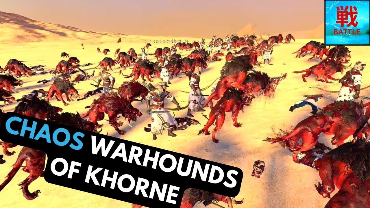 Chaos Warhounds of Khorne - Unit Focus - YouTube