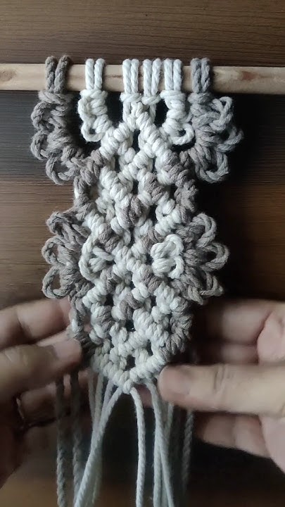 Macrame Pattern Diy #macramedesigns #macramepattern #macrameknots #macrameforbeginners #macrame ...