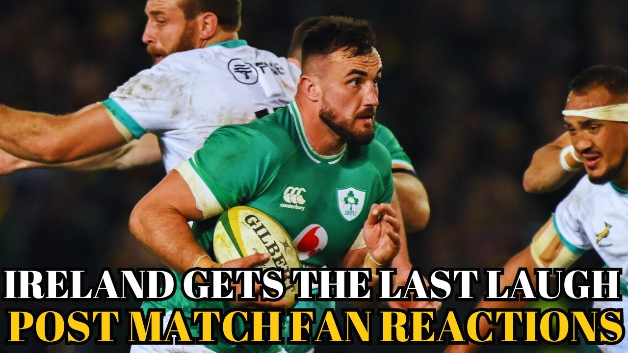 SA VS IRELAND MATCH REVIEW | FAN PERSPECTIVE - YouTube