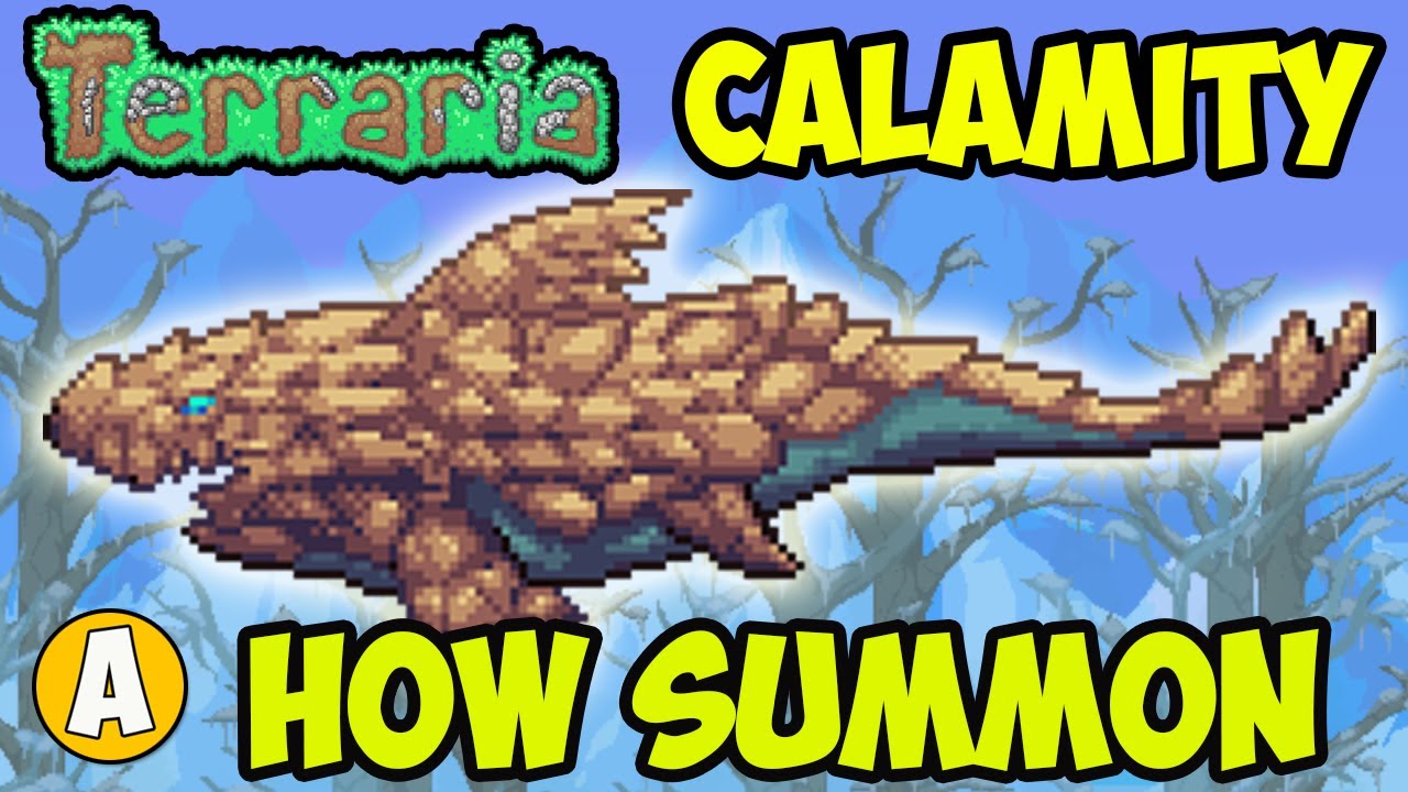 Terraria Calamity Mod How To Summon GREAT SAND SHARK BOSS (2025) - YouTube