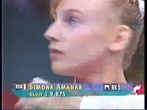 Simona Amanar 1996 Vault Event Final - YouTube