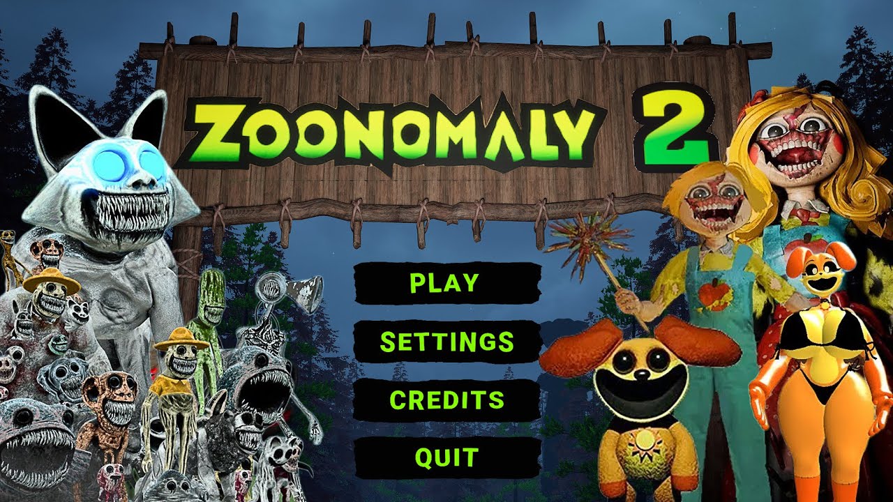Zoonomaly 2 Official Release Trailer - All zoo monsters fight poppy ...