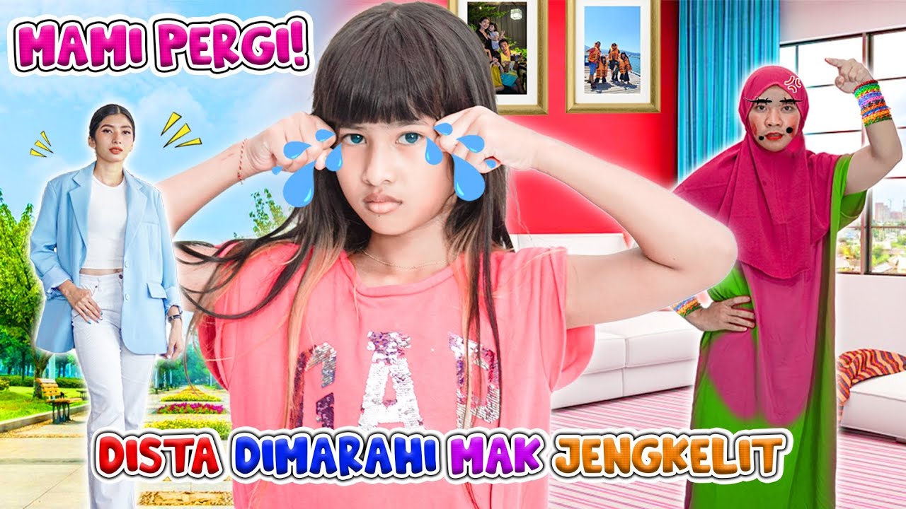 MAK JENGKELIT MARAH-MARAH TERUS😖!! DISTA SAMPE PUSING🫣 #viralvideo # ...