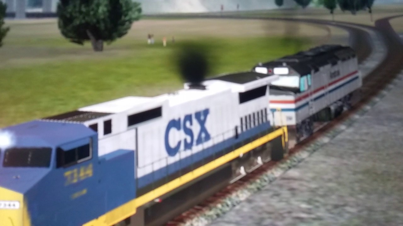 Another CSX and Amtrak COLLISION! - YouTube