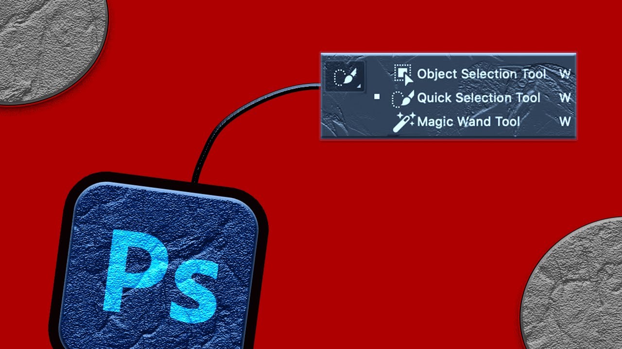 Quick selection tool in Photoshop | magic wand tool Photoshop - YouTube