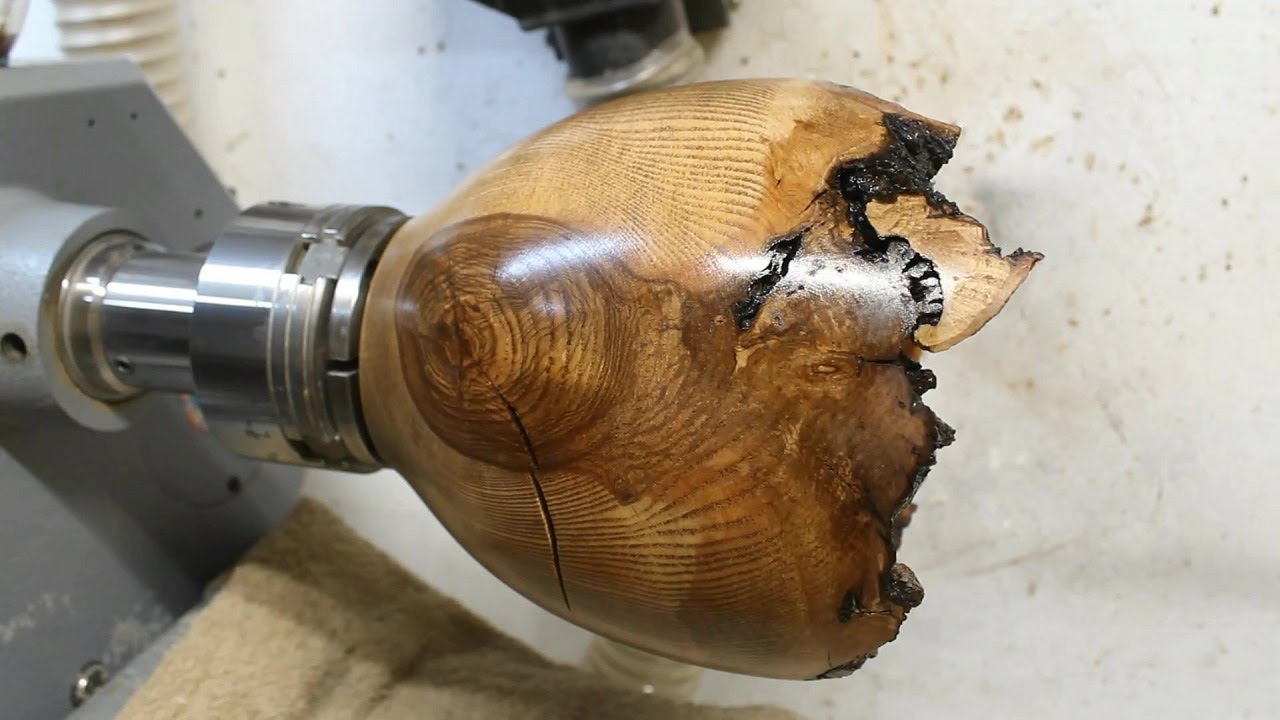 Woodturning _ Split Log to Split Bowl - YouTube