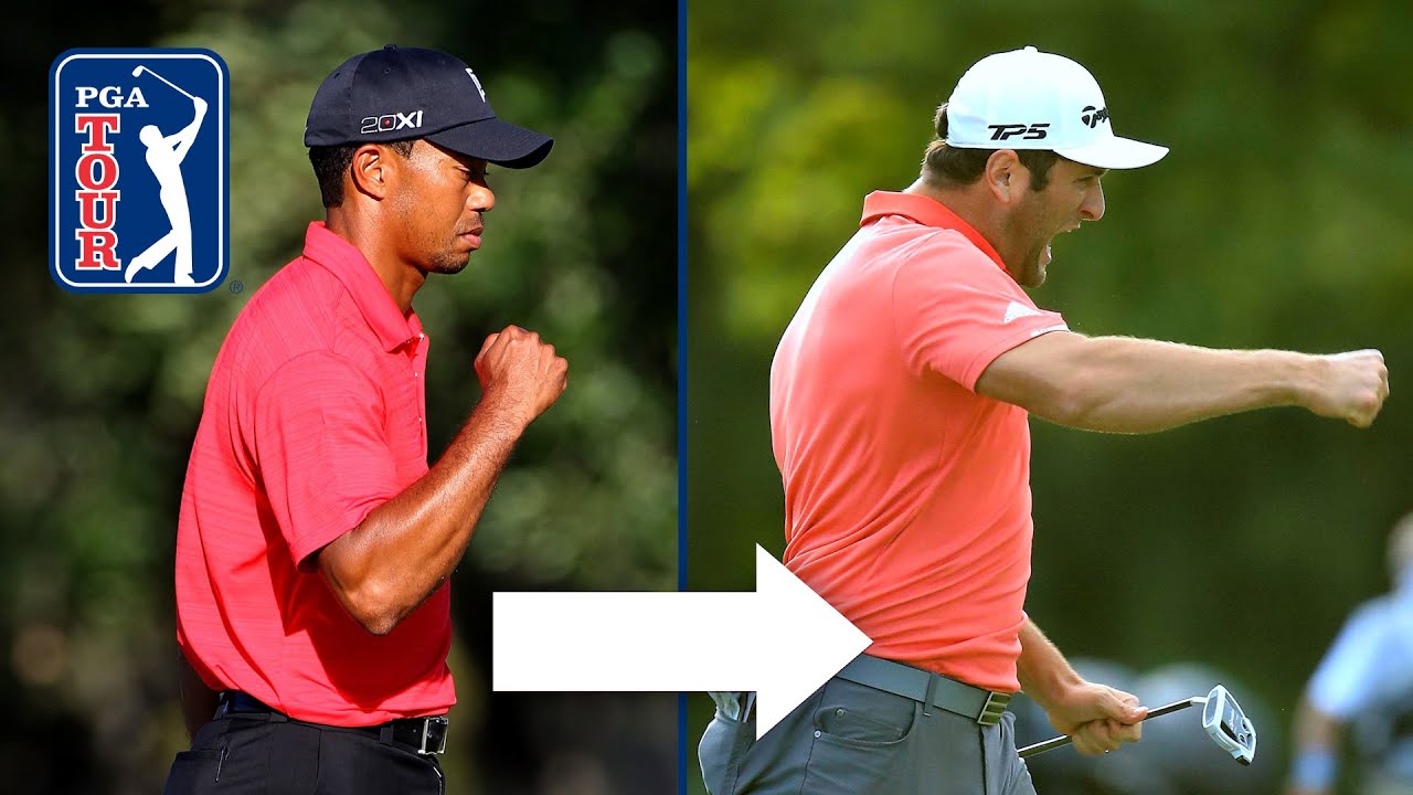 All-time PGA TOUR fist pumps but they get more intense - YouTube