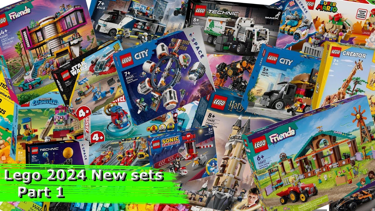 Lego sets #132 - new sets for 2024 part 1 (176 sets) - YouTube