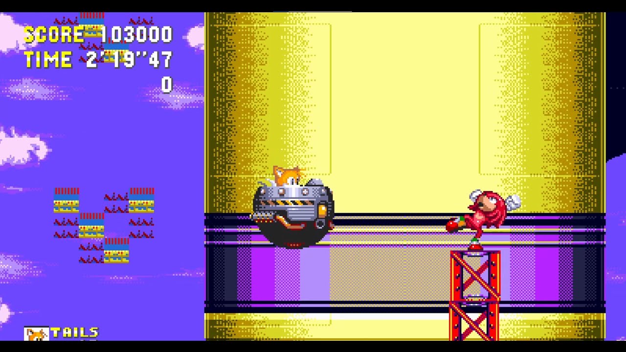 Sonic 3 A.I.R Falling Death Egg Launch Base Zone debug mode part 2 ...