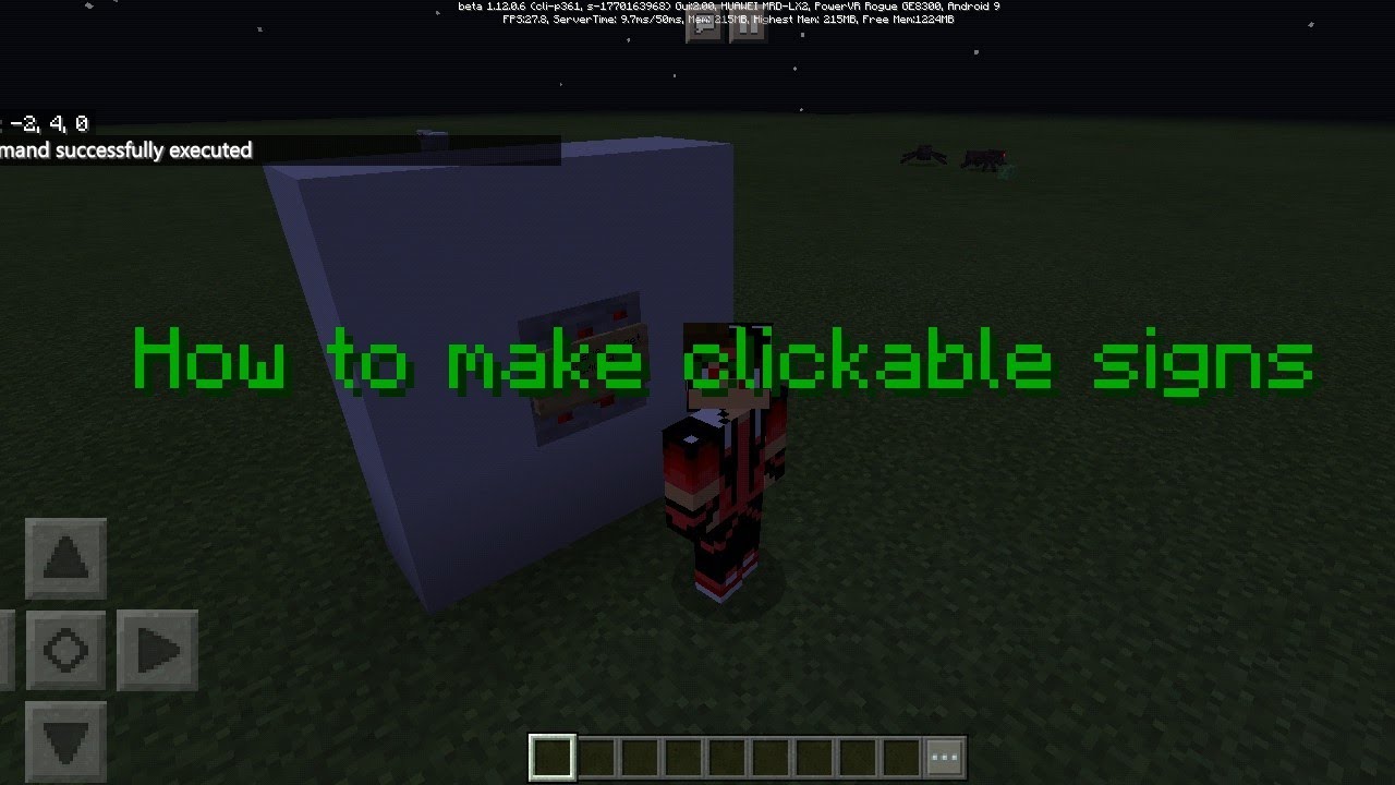 How to make Clickable Signs in Minecraft (Easy) | ZYX YT - YouTube