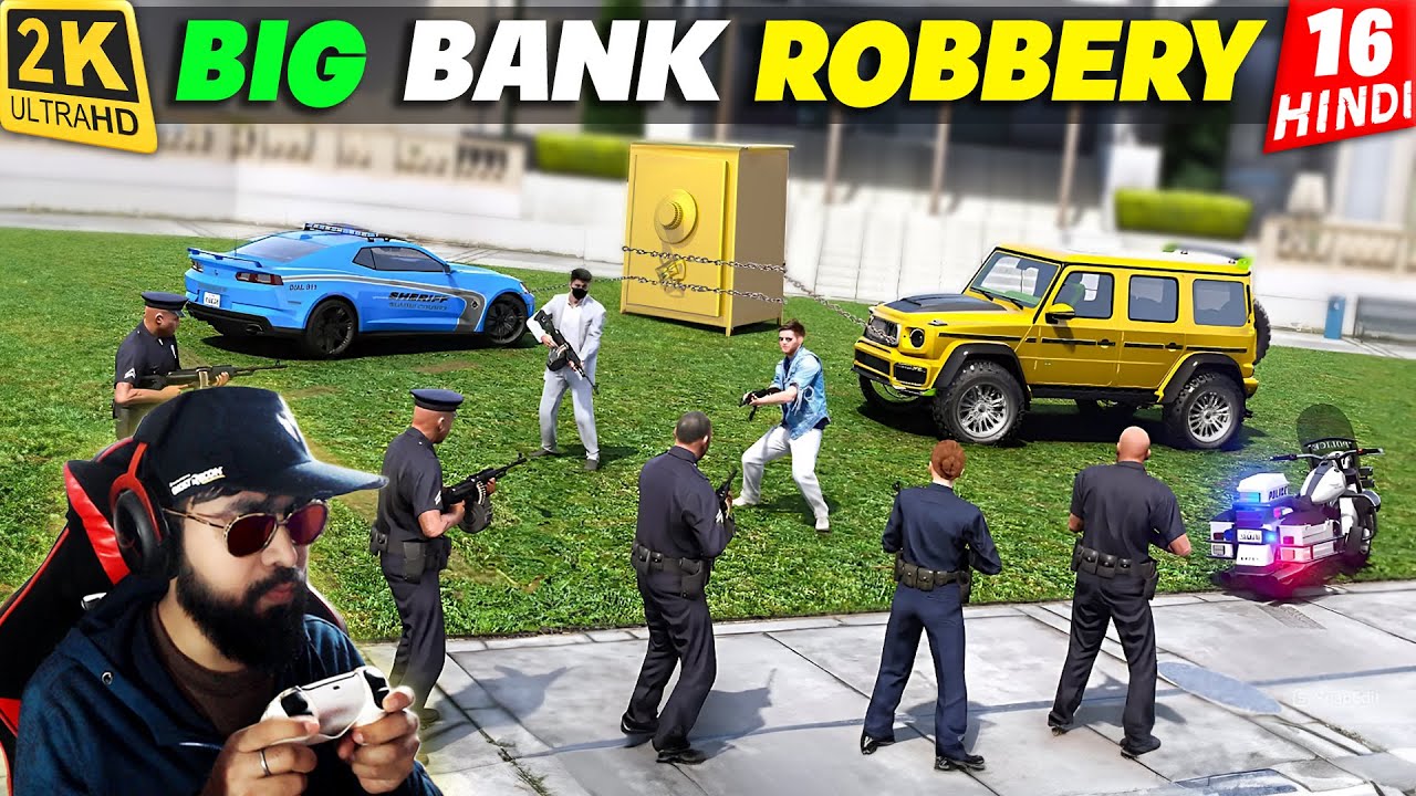 ROBBING THE BANK in GTA-5 Grand RP | Live Multiplayer Gameplay | GTA 5 ...
