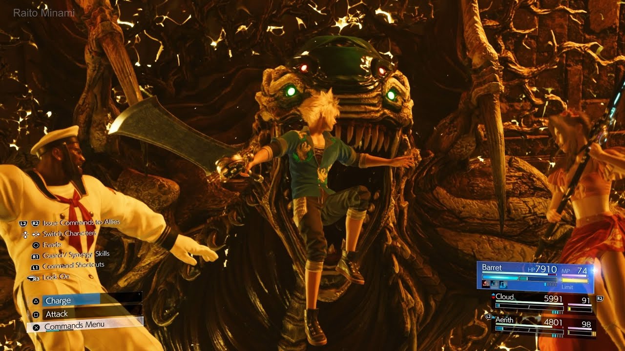 FF7 Rebirth【BOSS】Demon Gate【HARD】デモンズゲイト (Chapter 13) - YouTube