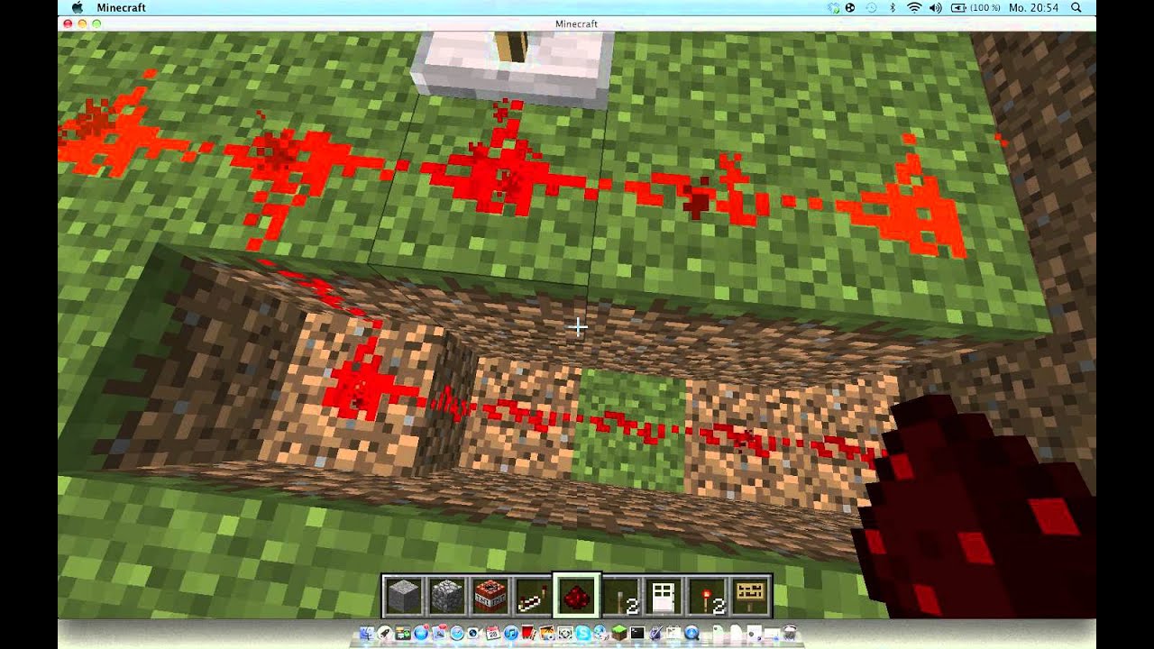 Minecraft Zahlencode Tür Tutorial - YouTube