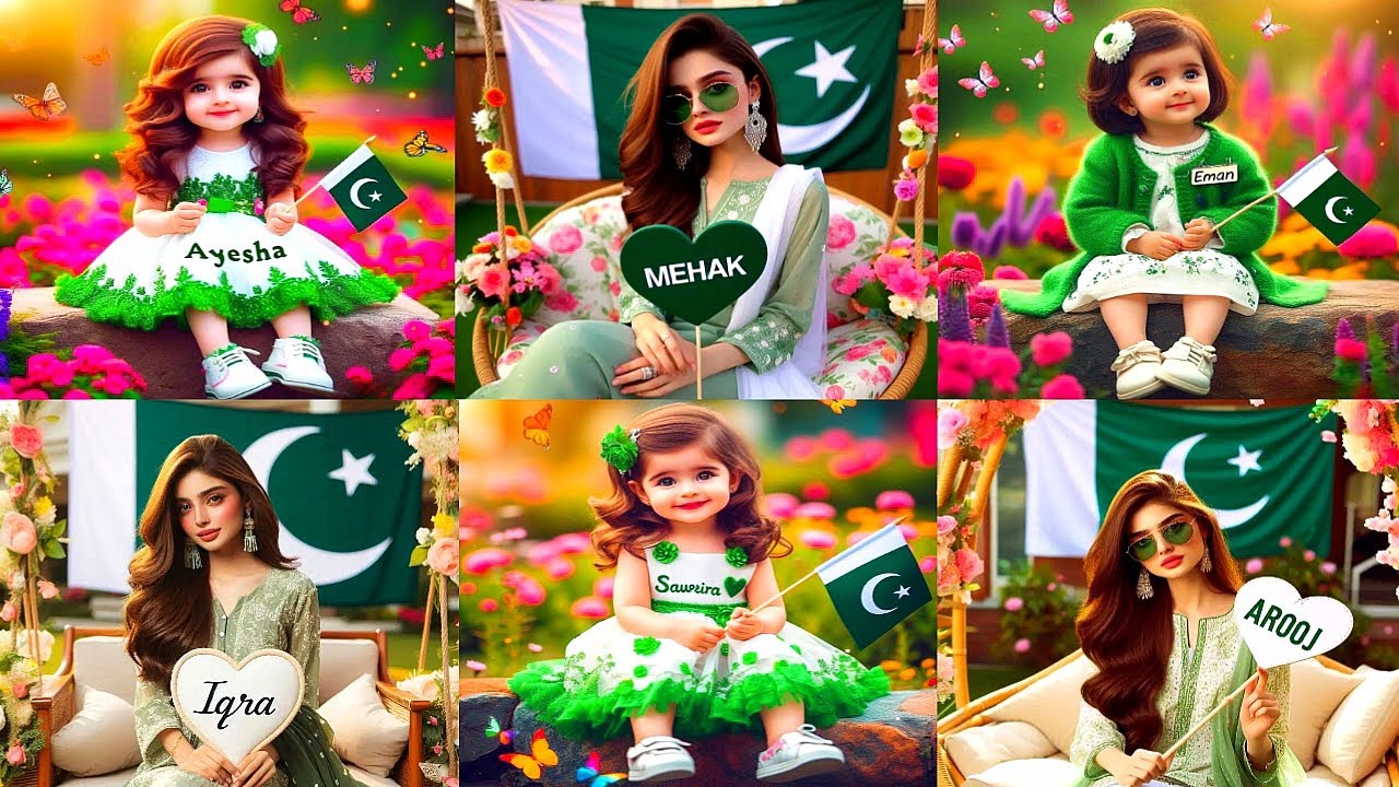 Independence day dps for girls | 14 August Dps | Names Dps For Girls ...