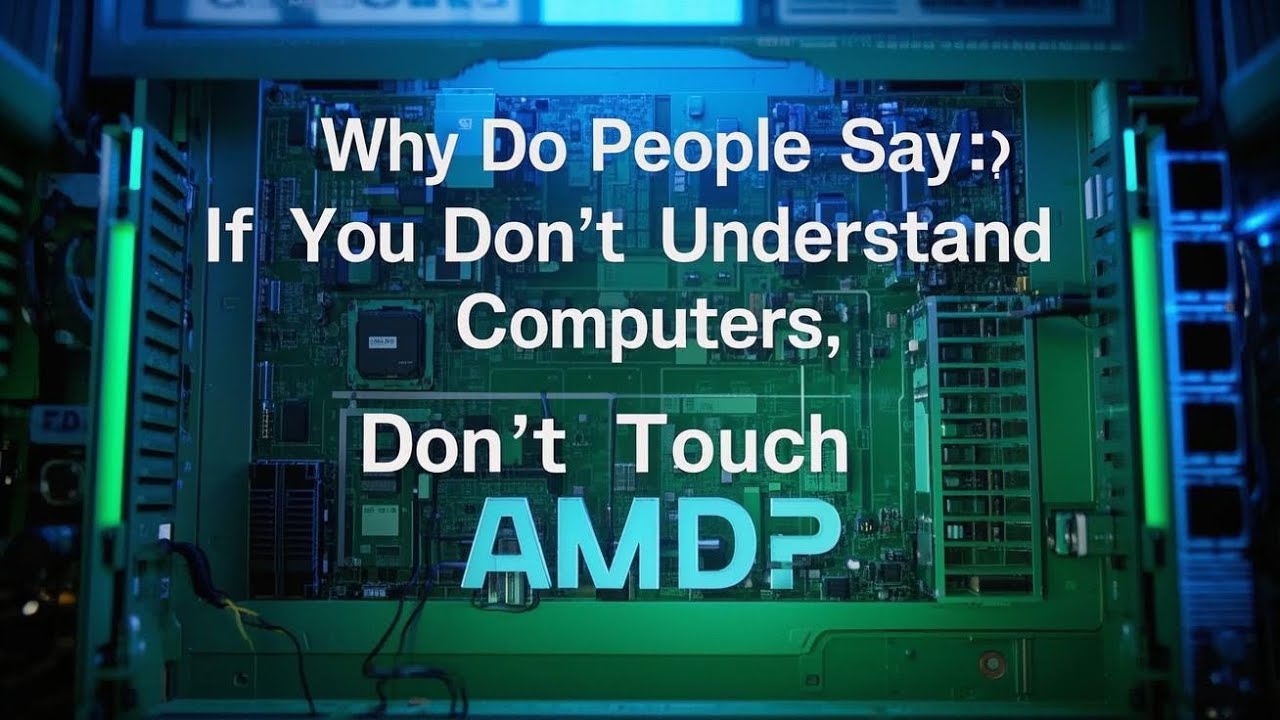 Why You Shouldn't Touch AMD If You Don't Understand Computers - YouTube