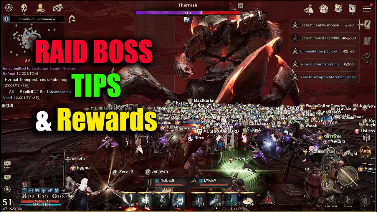 Night Crows Raid Boss TIPS & Rewards - YouTube
