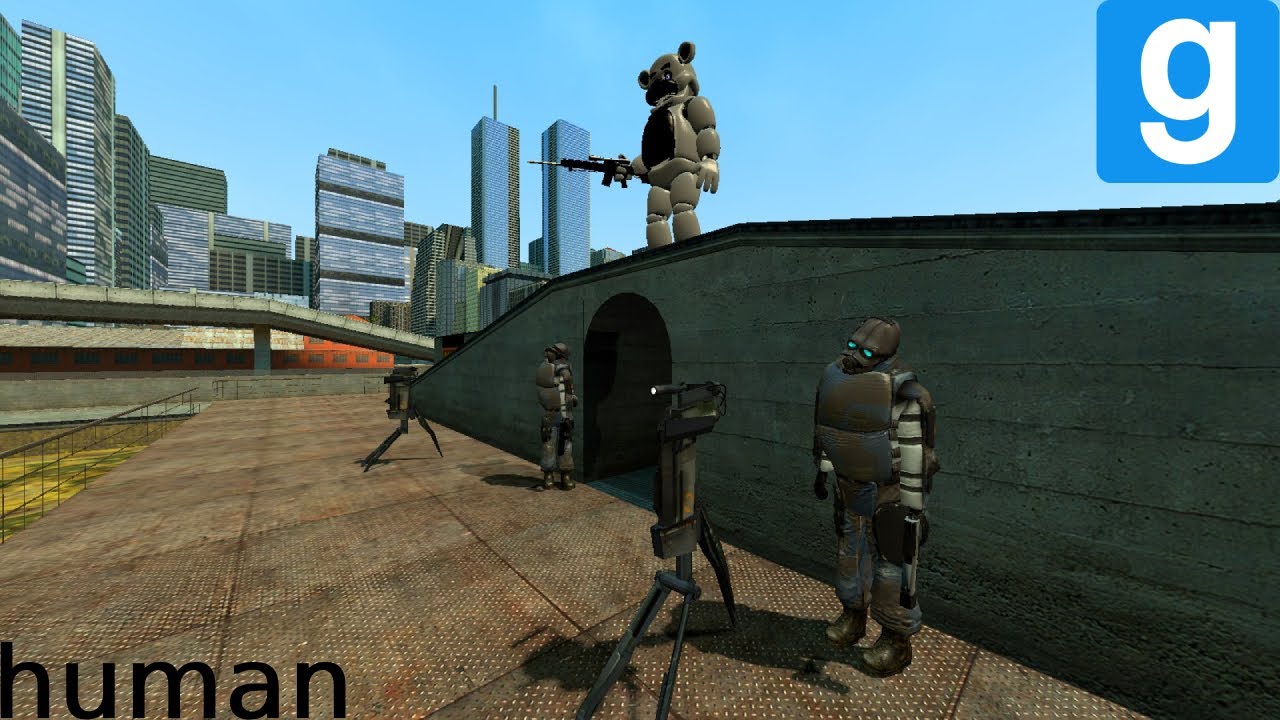 GMOD FNAF: freddy and masters: human base - YouTube