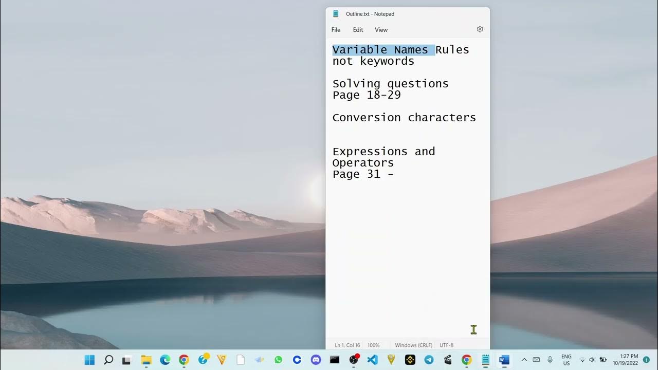 CS 101 Chapter 2 Expressions Operators - YouTube