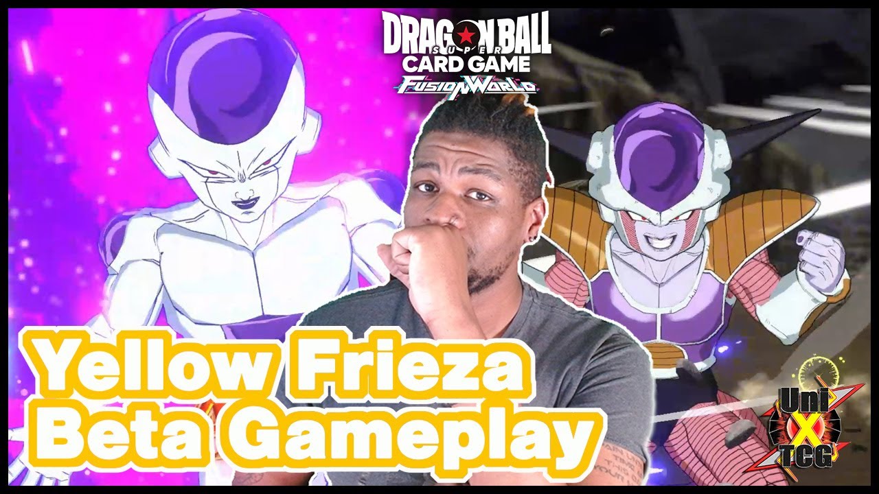 The Best Starter Deck! Yellow Frieza Beta Gameplay! Dragon Ball Super ...