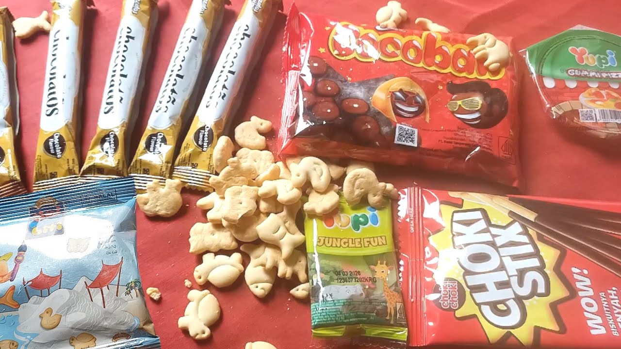 How to Open Snacks And Some Lots of Candies, Tini Wini Biti - Elta ASMR ...
