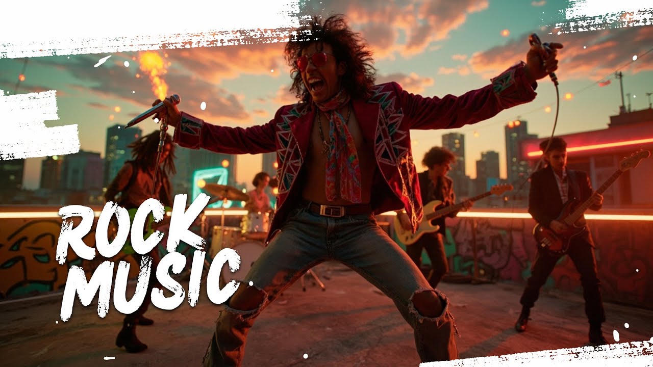Funk Rock Lyric Video 2025 - Funky Vibes! - YouTube