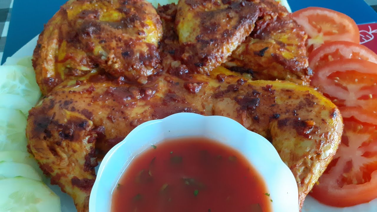 Russian chicken tabaka recipe.Russian style fry chicken. Цыпленок ...