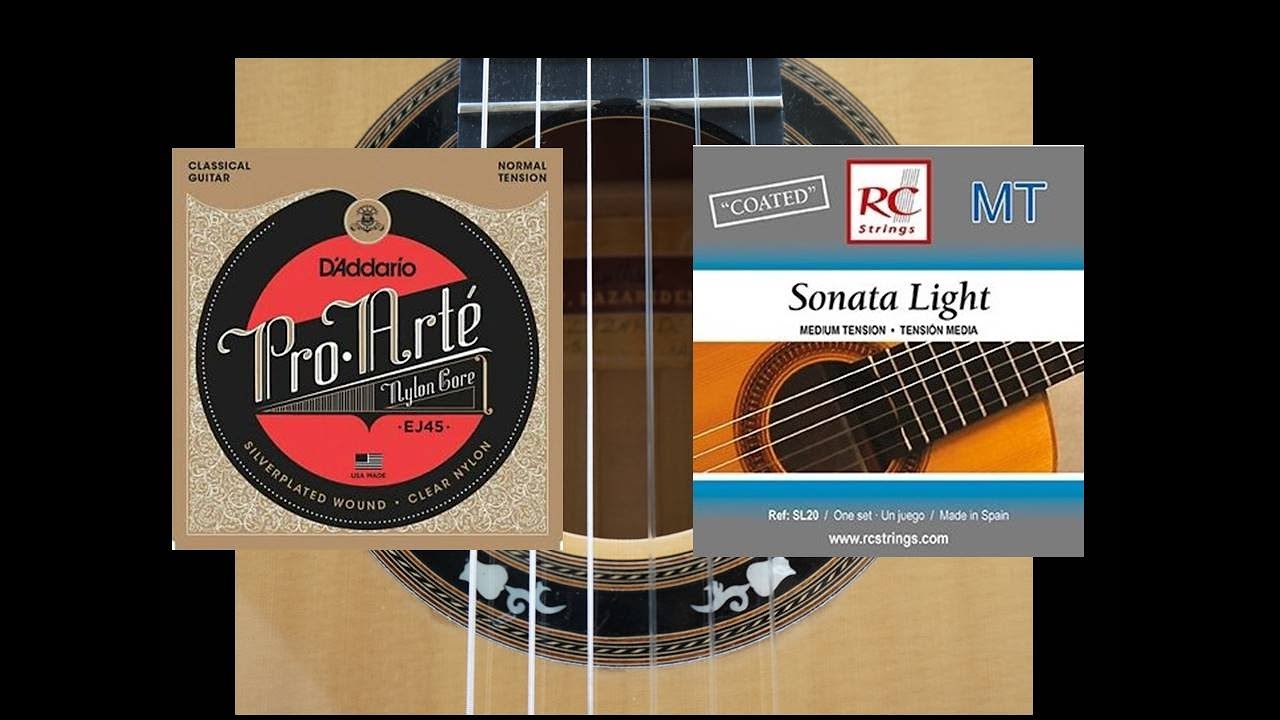 D' Addario EJ45 VS Royal Classics (RC Sonata Light Medium Tension ...