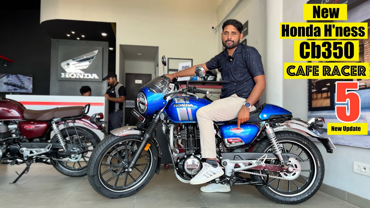 honda hness cb350 new model 2023 cafe racer dlx pro price mileage new ...