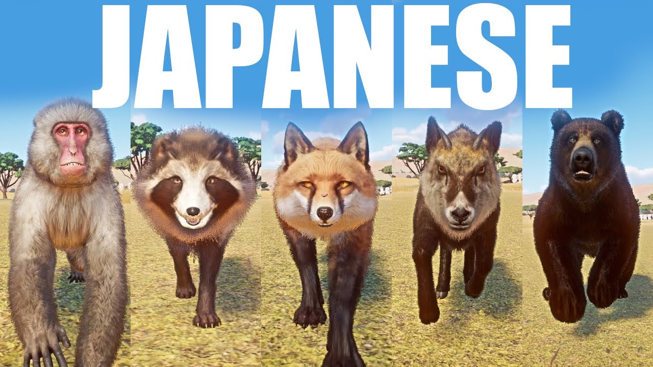 Japanese Animals Category Speed Races in Planet Zoo includes Japanese ...
