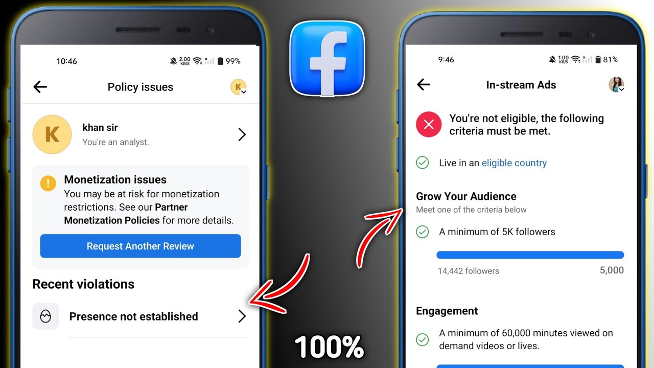 Presence not established problem solution || how to fix facebook ...